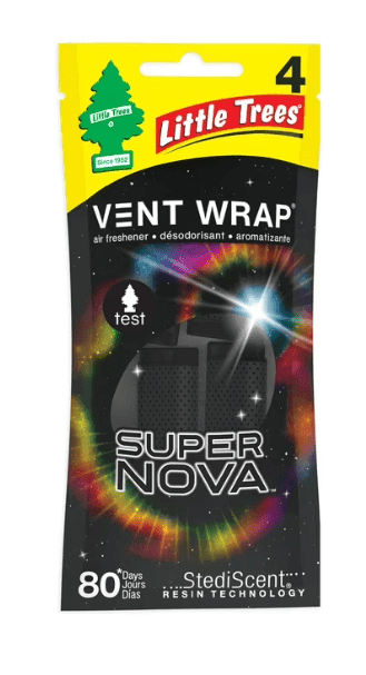 Little Trees Air Freshener Vent Wrap Supernova 4-Pack - Walmart.com