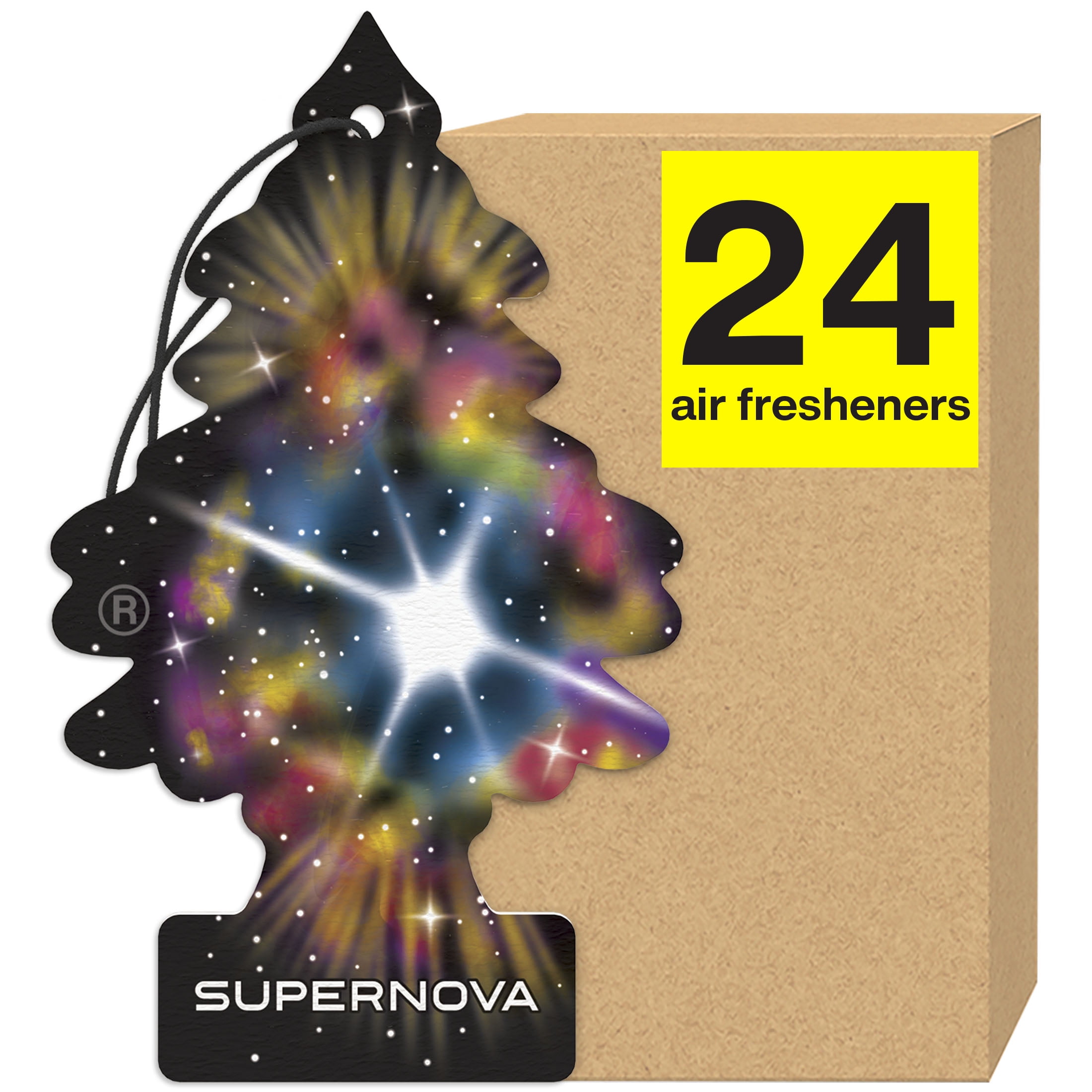Little Trees Auto Air Freshener, Hanging Card, Supernova 24-Pack ...