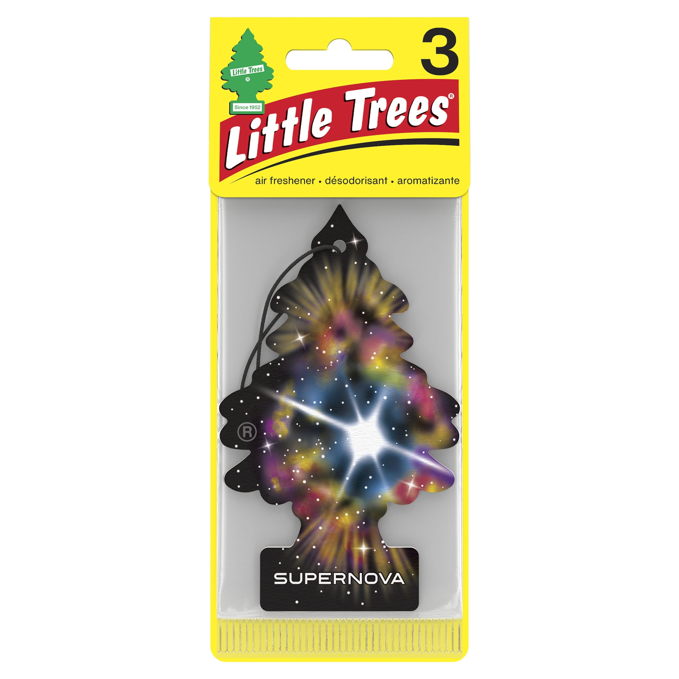 Little Trees Air Freshener Supernova Fragrance 3-Pack - Walmart ...