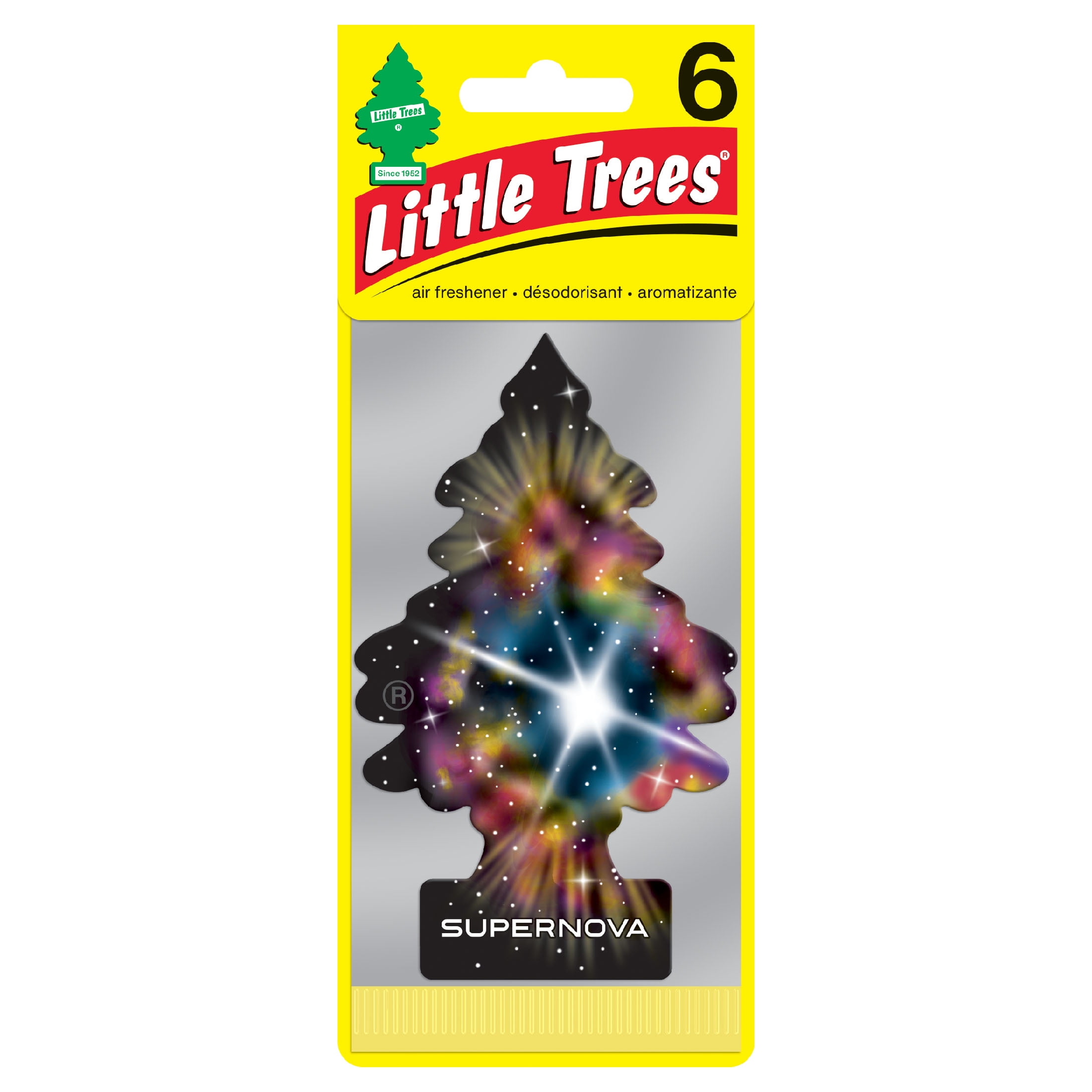 Little Trees Auto Air Freshener, Hanging Card, Supernova Fragrance 6 ...