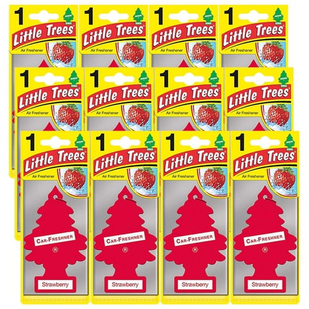 Little Trees Car Air Freshener STRAWBERRY Scent Home Room Office ...