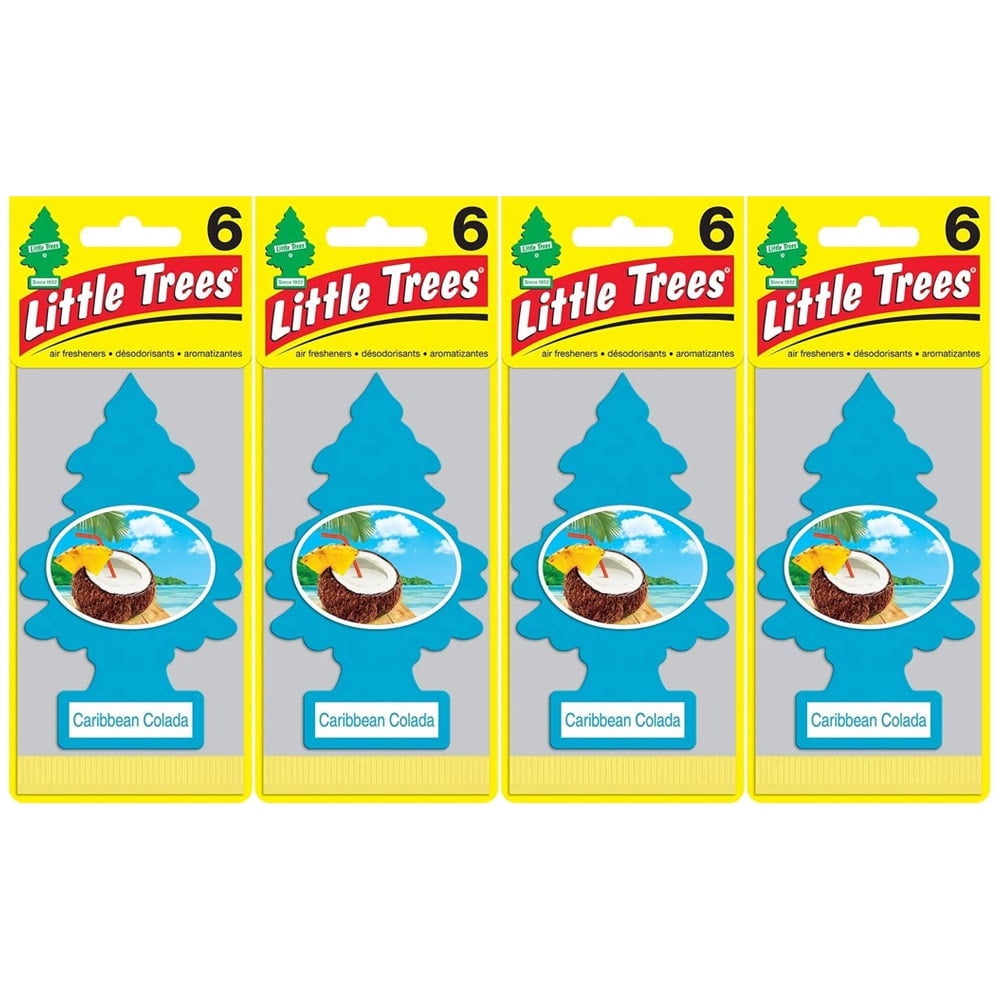 Little Trees Caribbean Colada Little Tree Air Freshener- 24 Packs ...