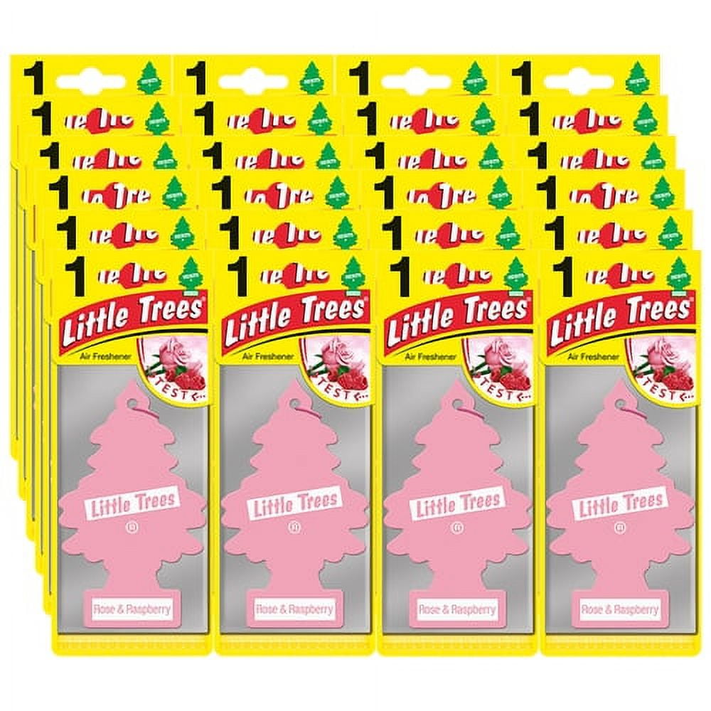 Little Trees ROSE RASPBERRY Car Air Freshener Hanging Scent for Home ...