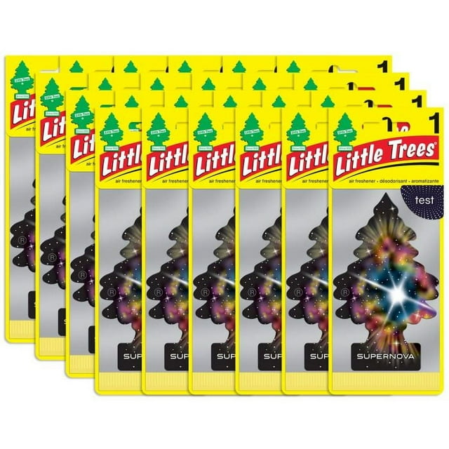 Little Trees Supernova Auto Air Freshener Pack for Car and Home - 24 ...
