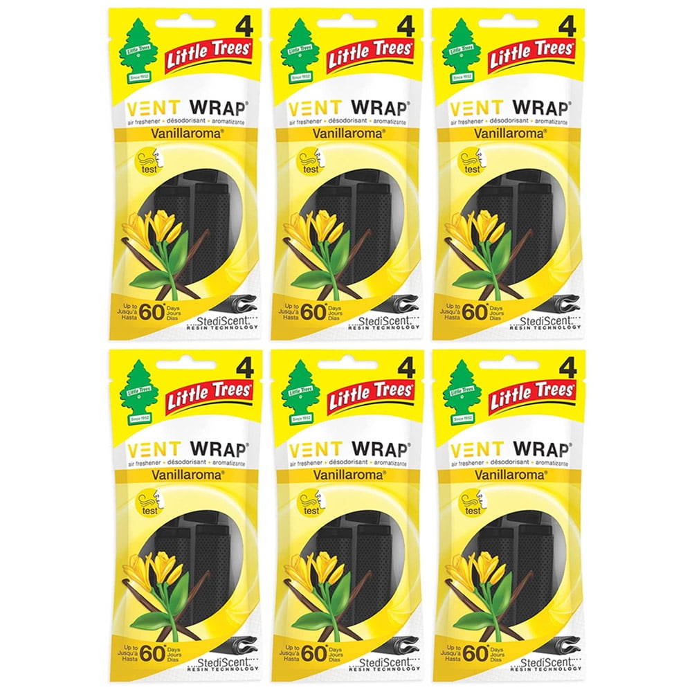 Little-Trees VanillaromaLittle Tree Air Freshener- 24 Packs - Walmart.com