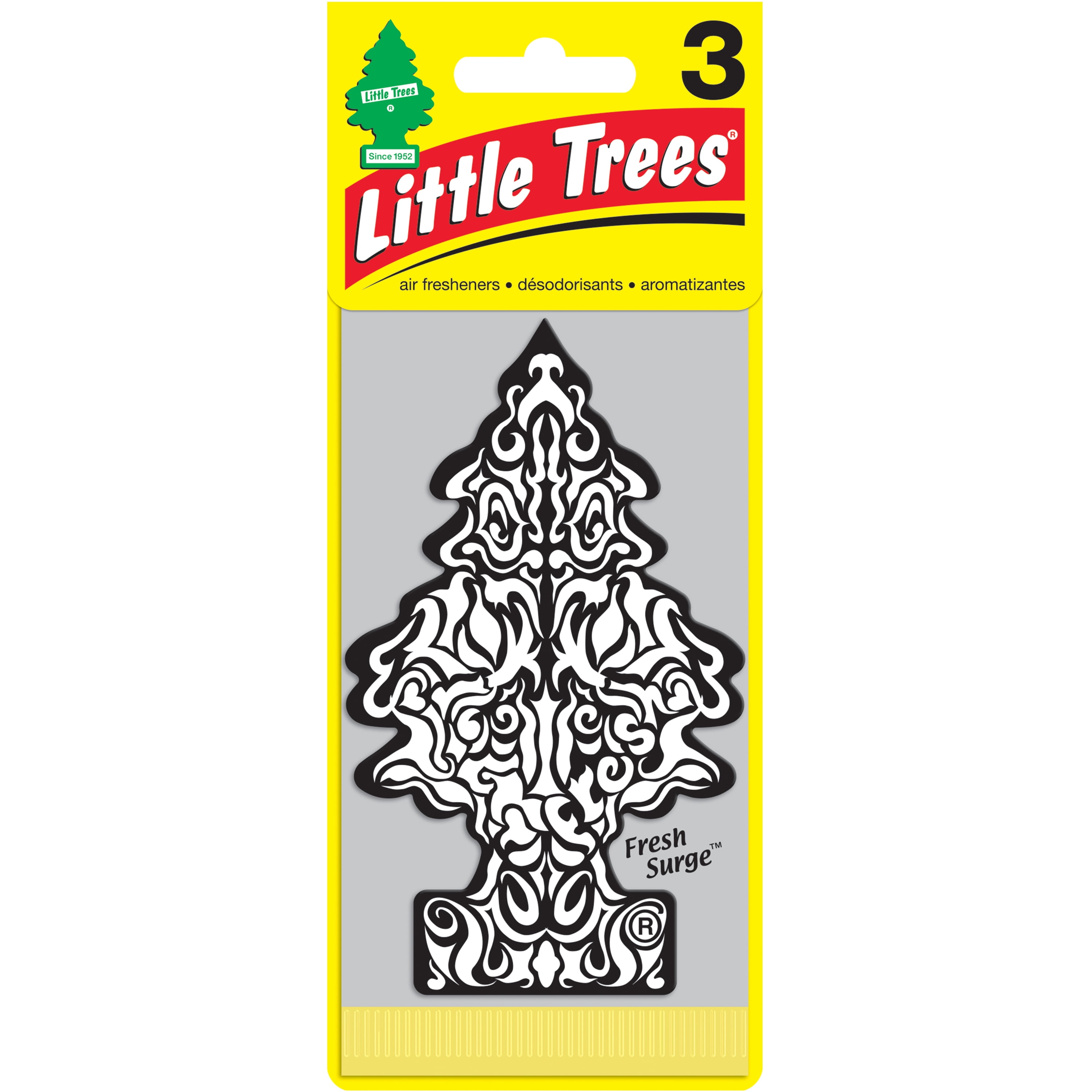 Little Trees air freshener Fresh Surge 3-Pack - Walmart.com
