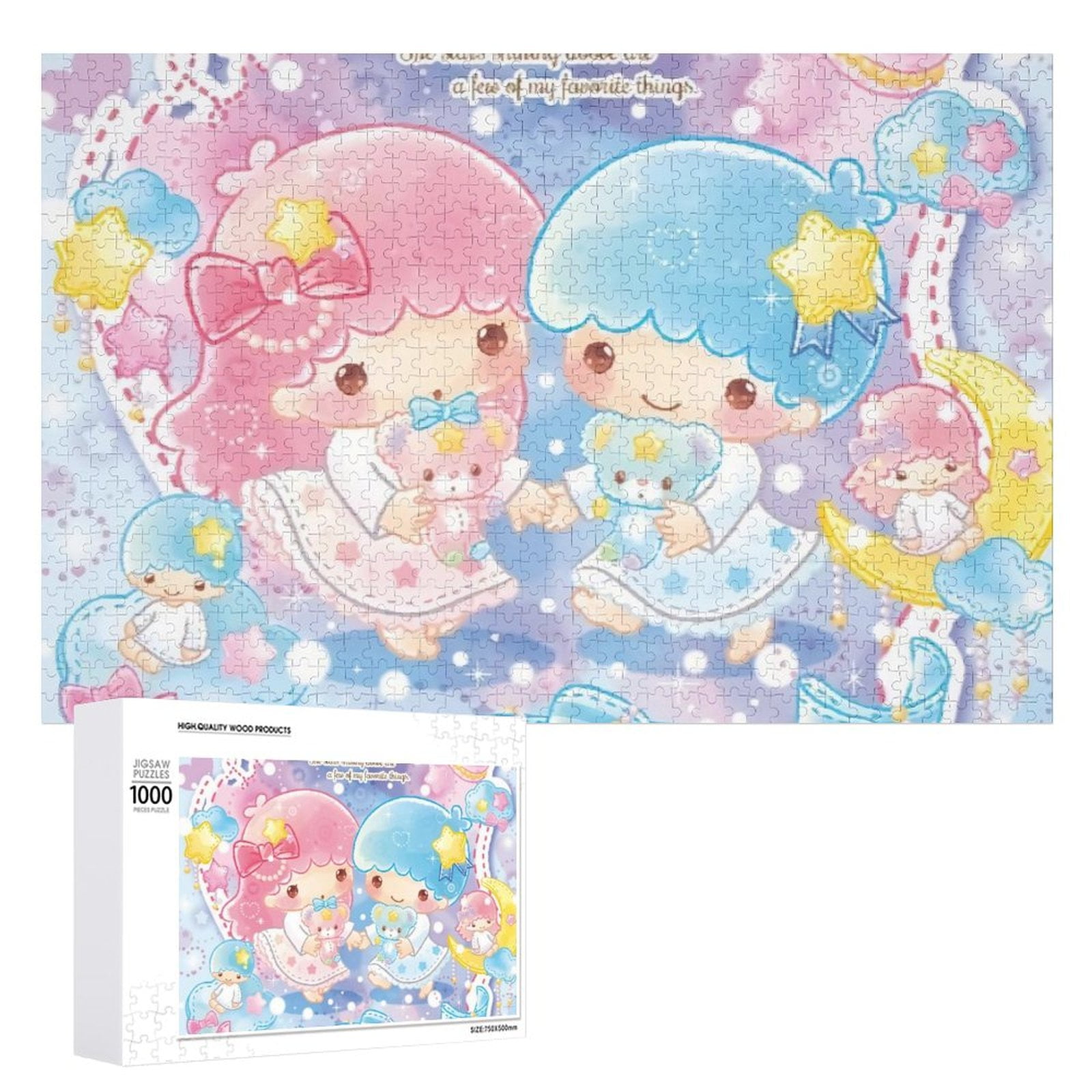 Little Twin Store Jigsaw Puzzles for Adults 1000 Pieces,Interlock ...