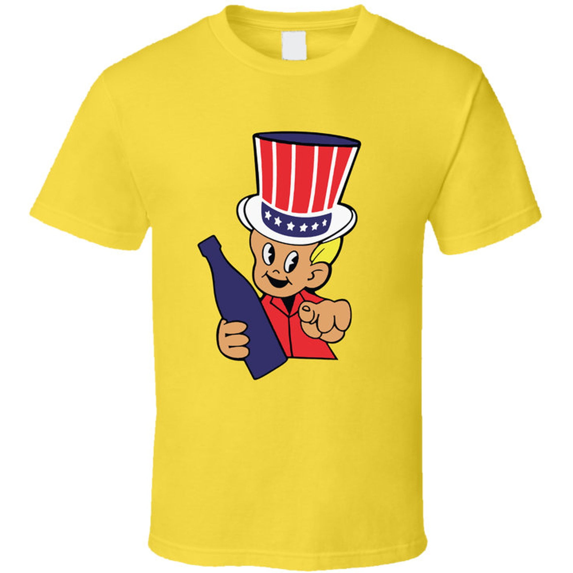 Little Uncle Sam Ron Burgundy Anchorman Inspired T Shirt - Walmart.com
