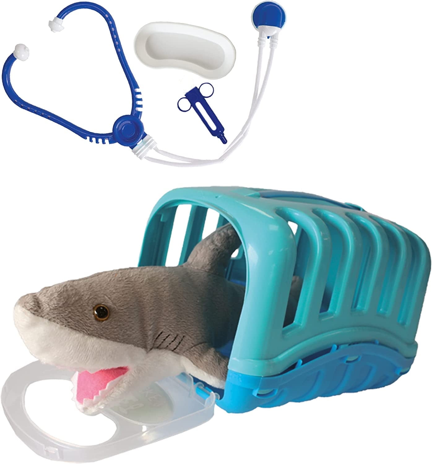 My Little Vet Basket Shark by Deluxebase – Pretend Play Vet Kit & Pet ...