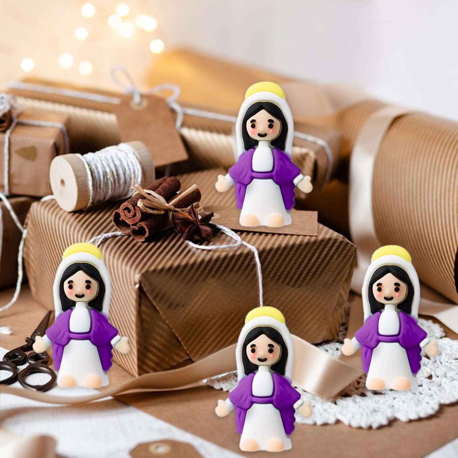 Little Virgin Mary Figurines Miniature Virgin Mary Doll to Hide and ...