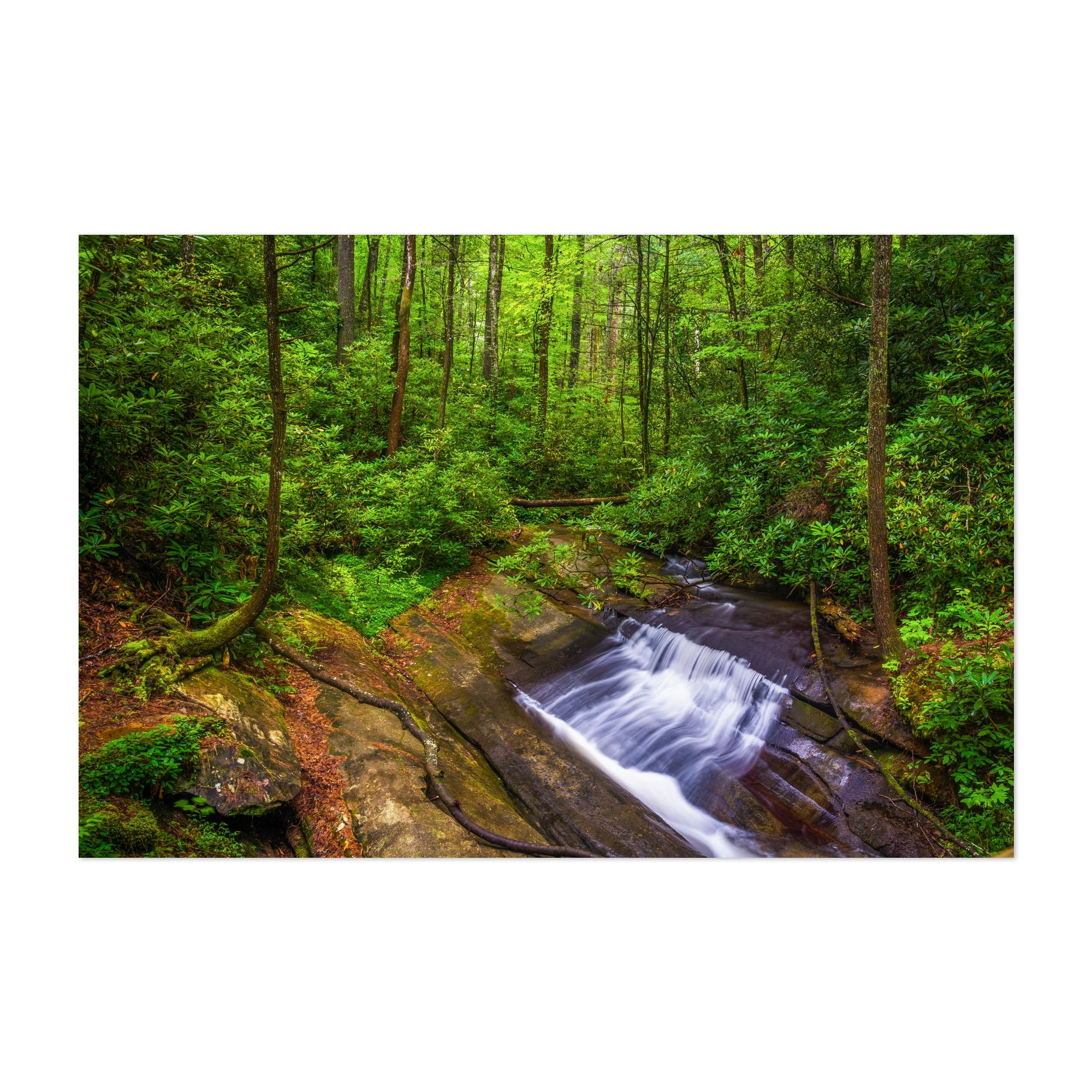 Little Waterfalls - South Carolina Photography Unframed Wall Art Print ...