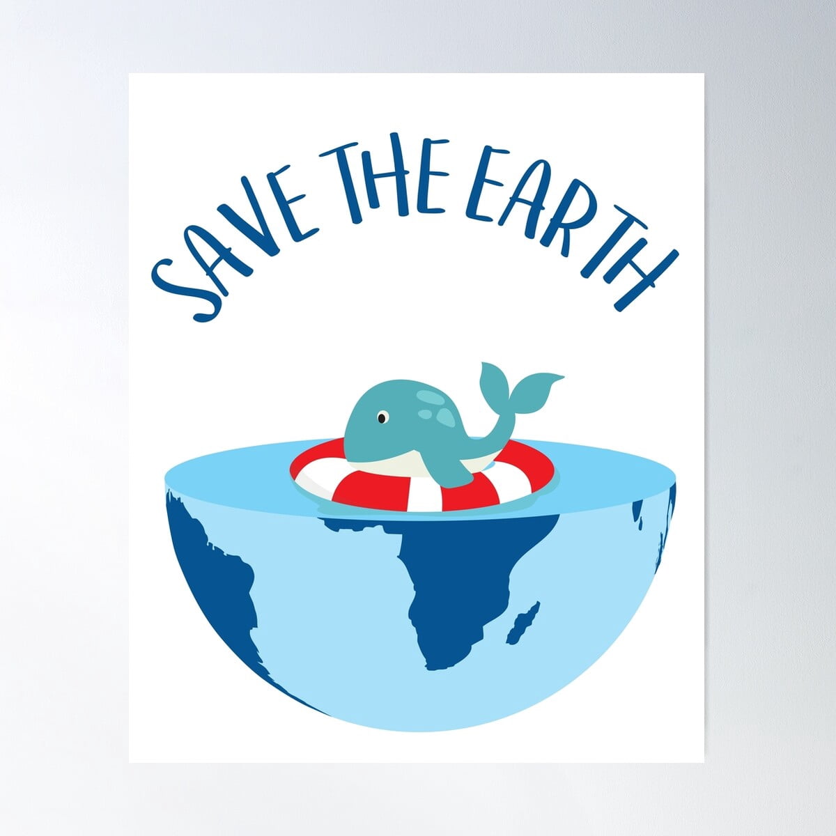 Little Whale Learns To Swim - Save The Earth - Happy Earth Day - Earth ...