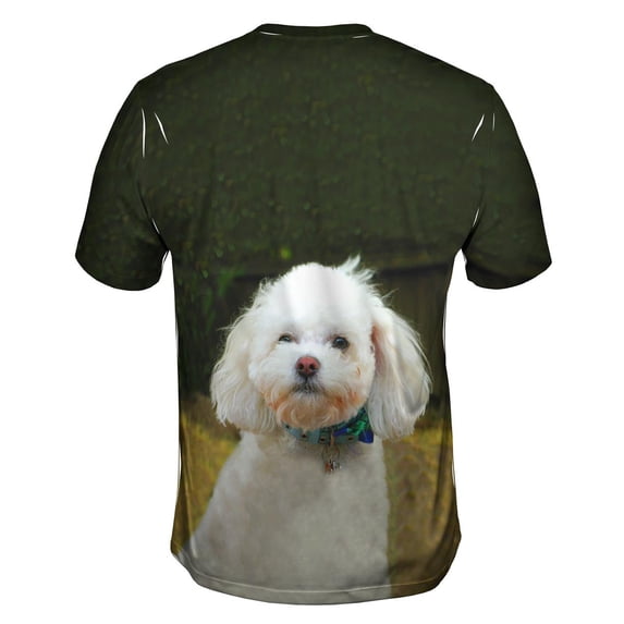 Little White Poodle Mens T-Shirt All Over Print - Walmart.com