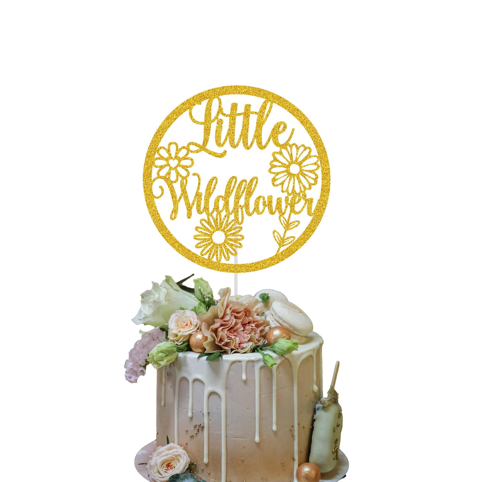 Little Wildflower Cake SCH4 Topper,Wildflower Party Decorations,Flower ...