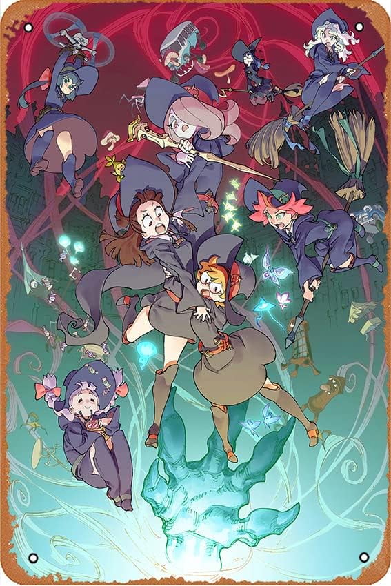 Little Witch Academia Posters Akko Atsuko Kagari Yanson Sucy Manbavaran ...