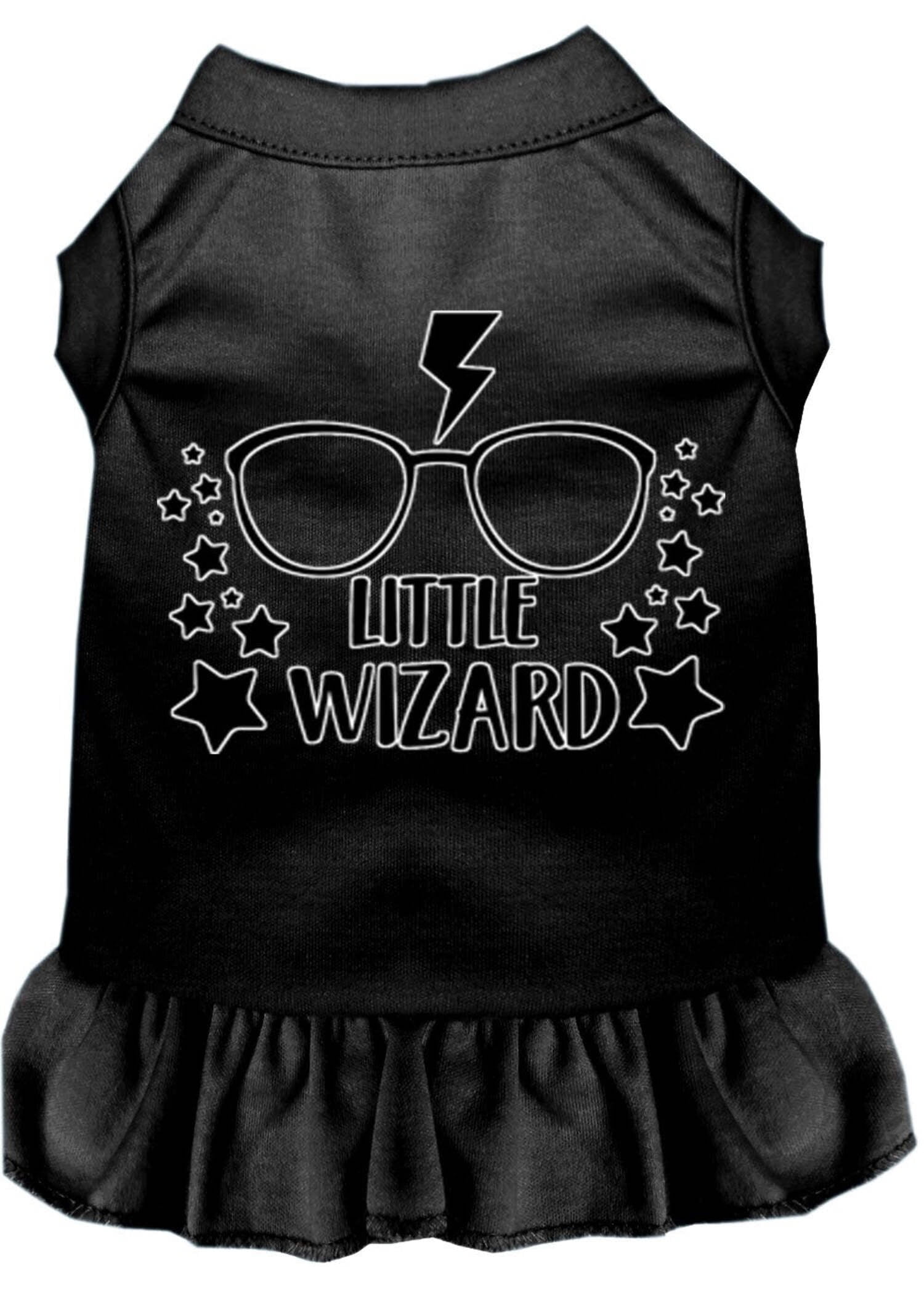 Pet Dog Cat Dress Screen Printed, "Little Wizard" - Walmart.com