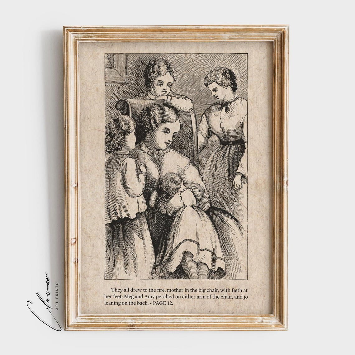 Little Women Vintage Print, Bookish For Book Lover And Bookworm ...