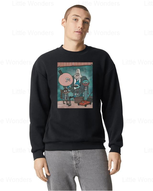 Little Wonders71 Regular Show Sweatshirt Mordecai Rigby Cartoon Network ...