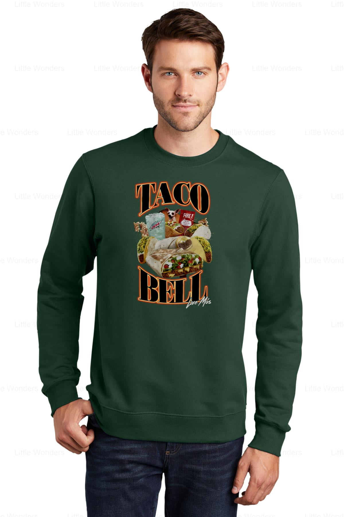 Little Wonders71 Taco Bell Sweatshirt 90s Bootleg Retro Fast Food ...