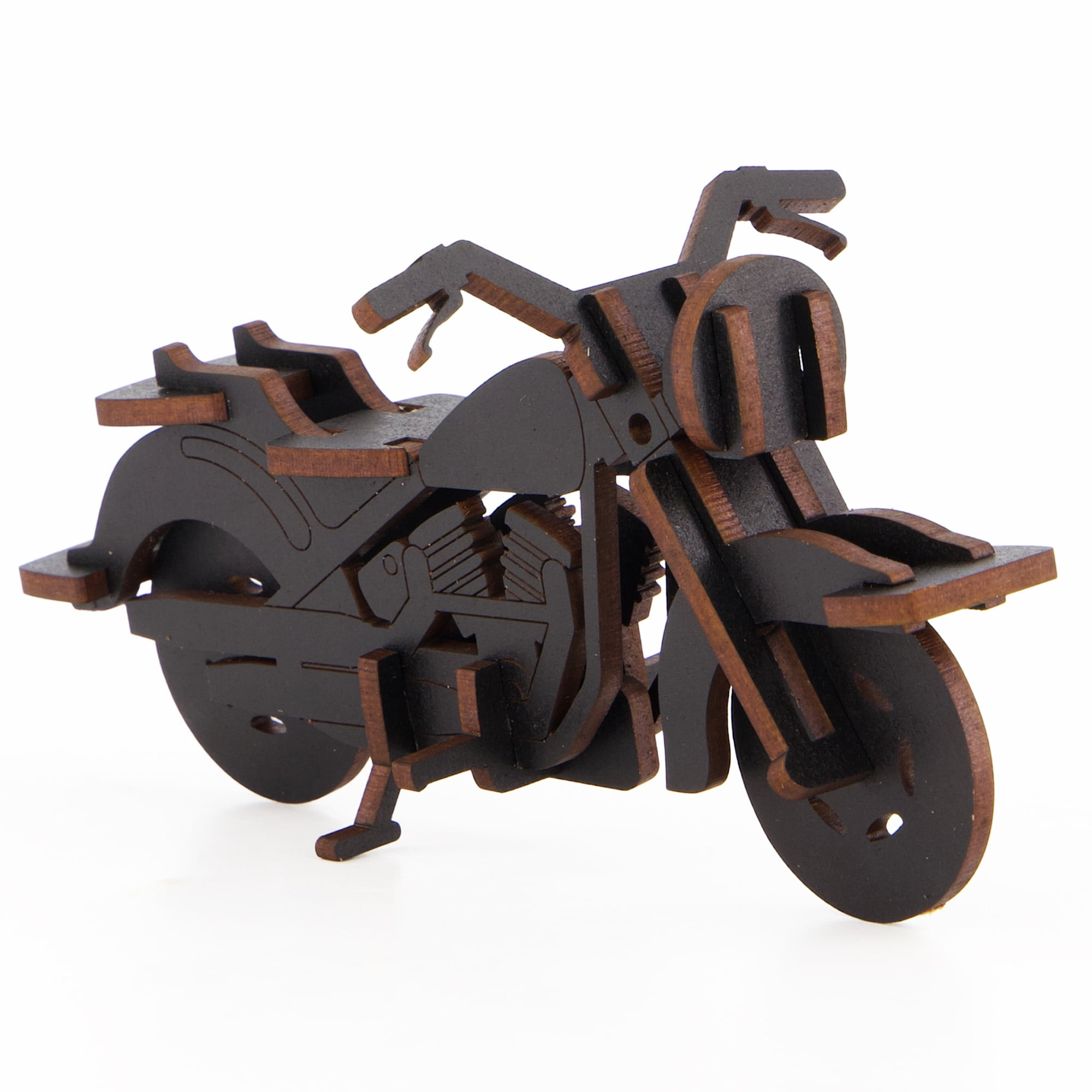 Little & Wood: Woodlet: Medium - Cruiser - Black, 3D Wooden Kit-Set ...
