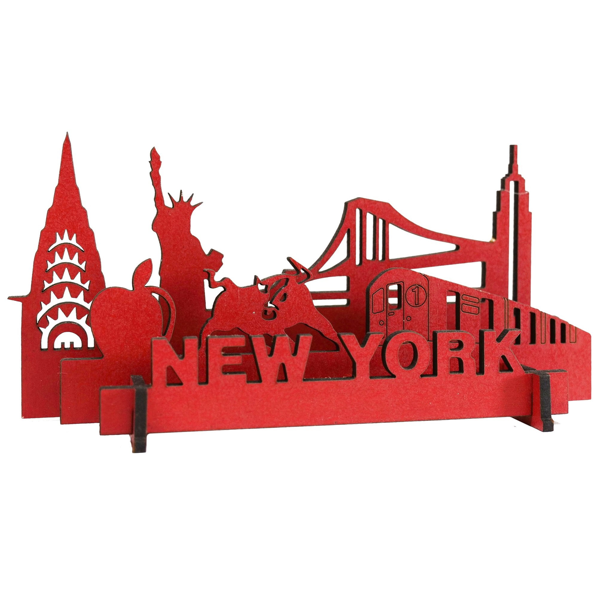 Little & Wood: Woodlet: Medium - New York - 3D Wooden Kit-Set, City ...