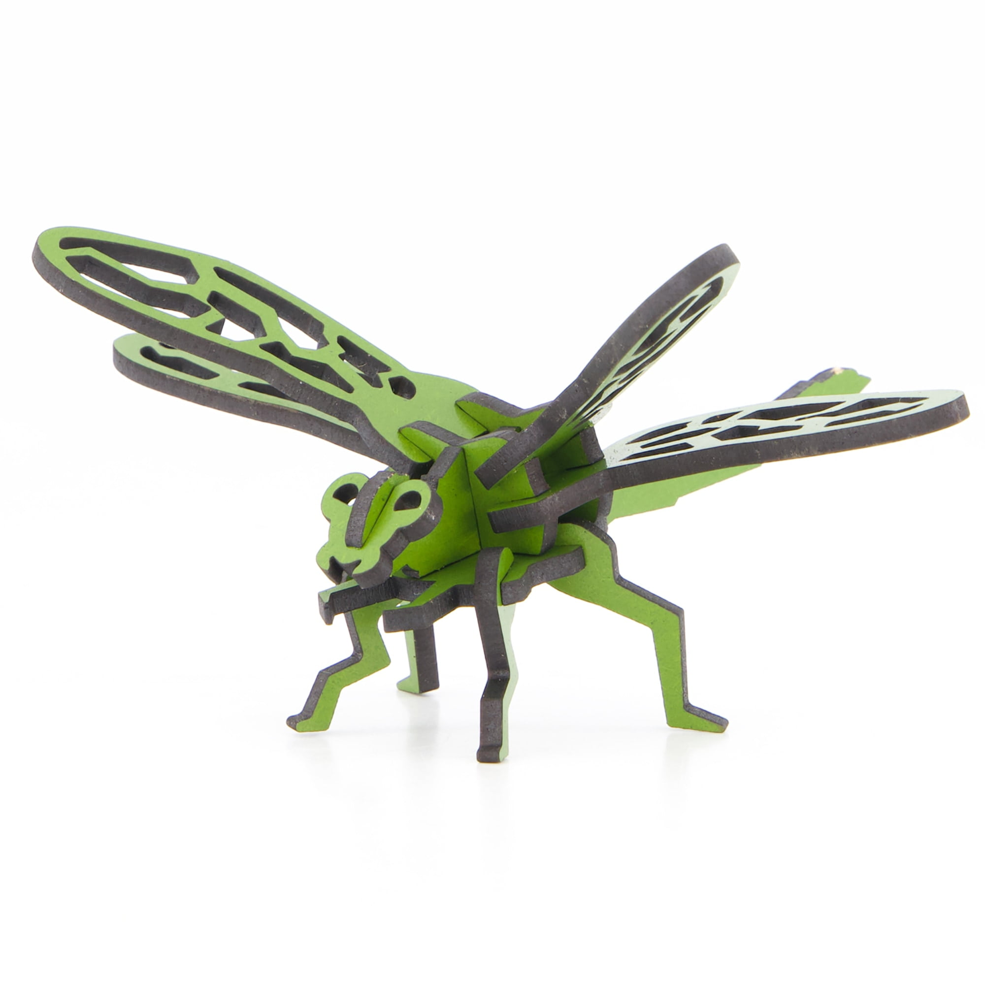 Little & Wood: Woodlet: Small - Dragonfly - Green, 3D Wooden Kit-Set ...