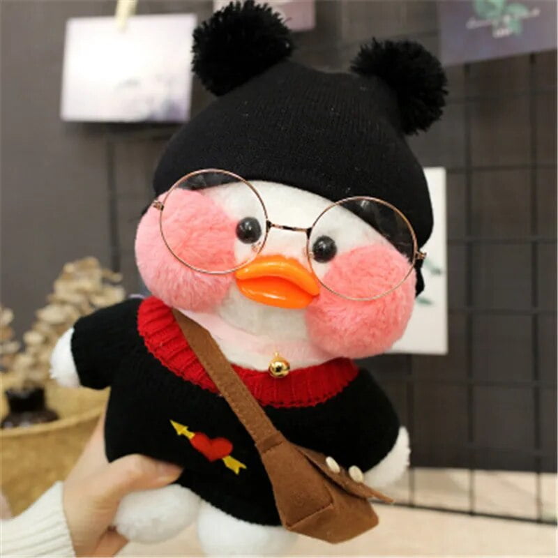 Little Yellow Duck 30cm Cafe Duck Plush Toy Stuffed Animal Simulation ...