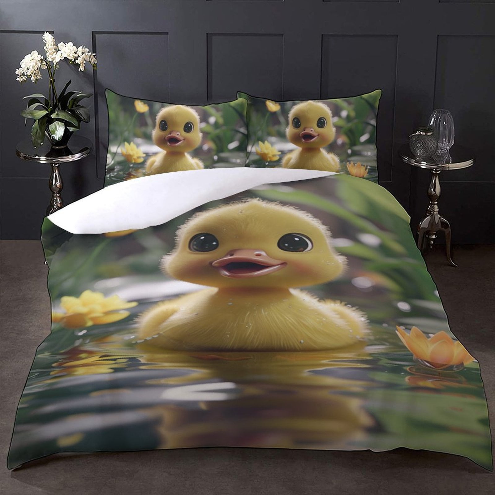 Little Yellow Duck Bedding Set 3D Printed Comforter Covers Duvet Cover ...
