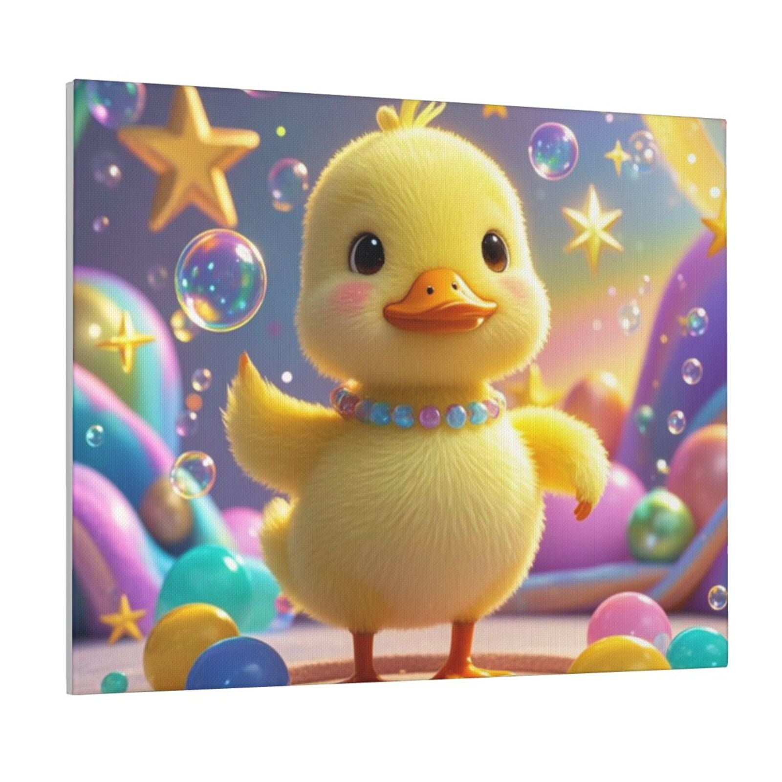 Little Yellow Duck Paintings Canvas Paintings Poppies Home Decor 16 X ...