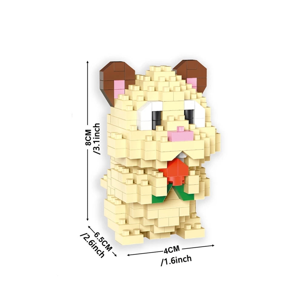 Little Yellow Duck Puzzle Assembly Building Blocks Toys Animal Series ...