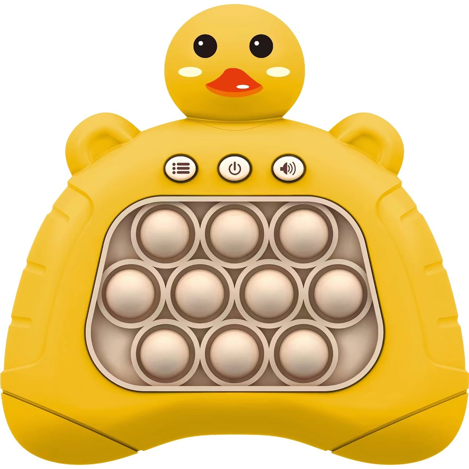 Little Yellow Duck Quick Push Game Toys Handheld Fast Speed Push Game ...