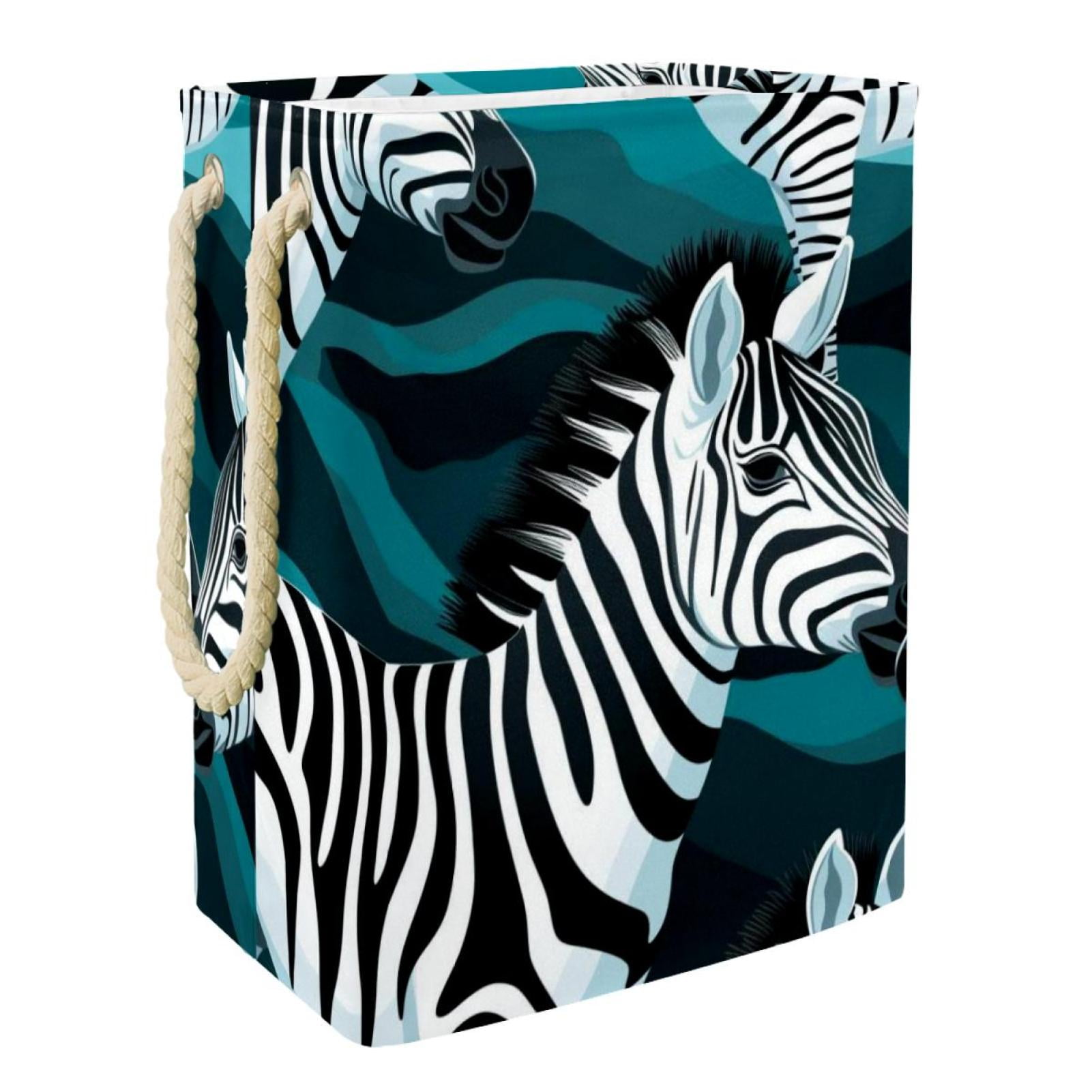 Little Zebra Animal Laundry Hamper, Collapsible Laundry Baskets Firm ...