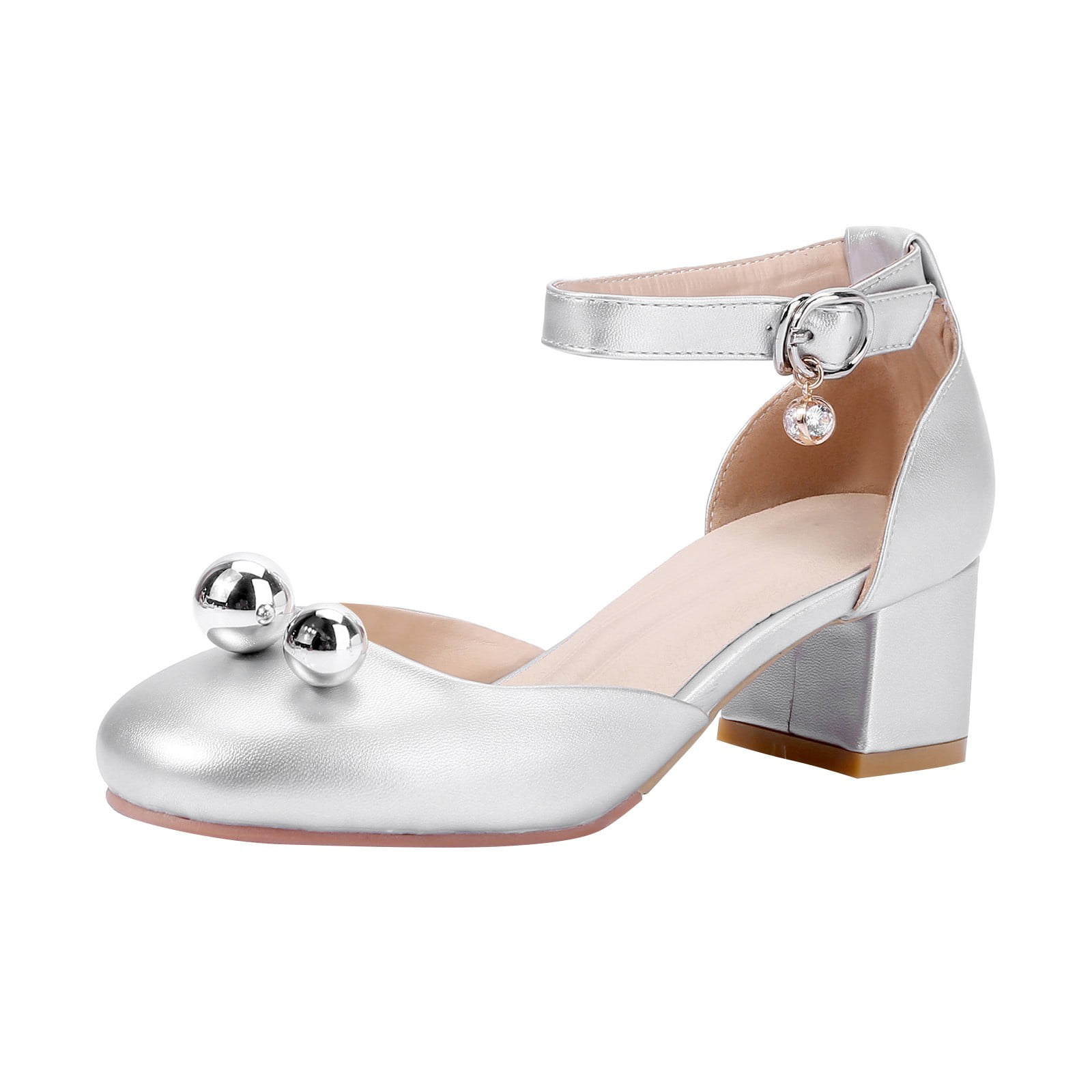 Little/big Kids Girls' Summer Closed Toe Low Heel Soft Rubber Sole Hook ...