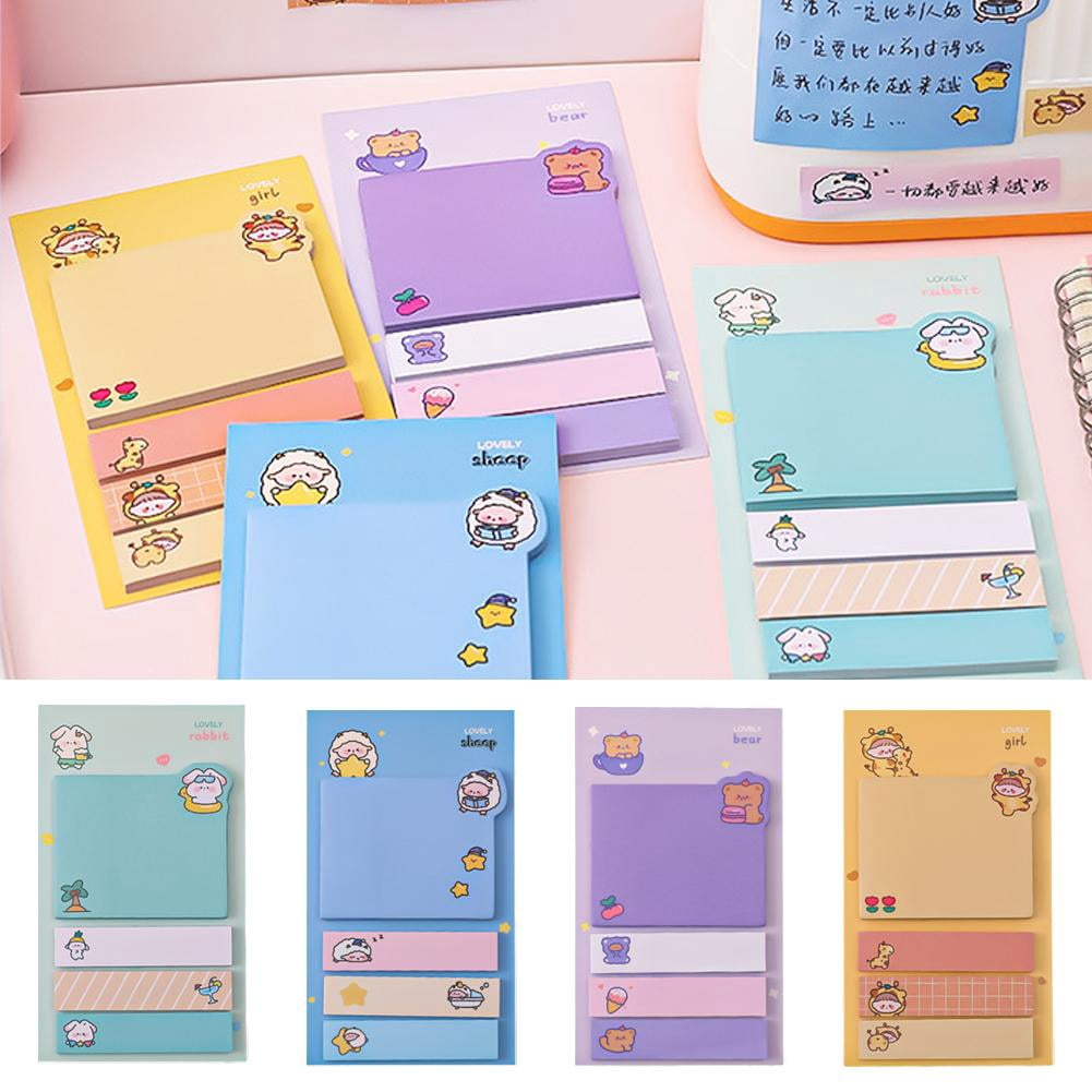 Little deer cartoon index sticky note student ins girlish heart mark ...