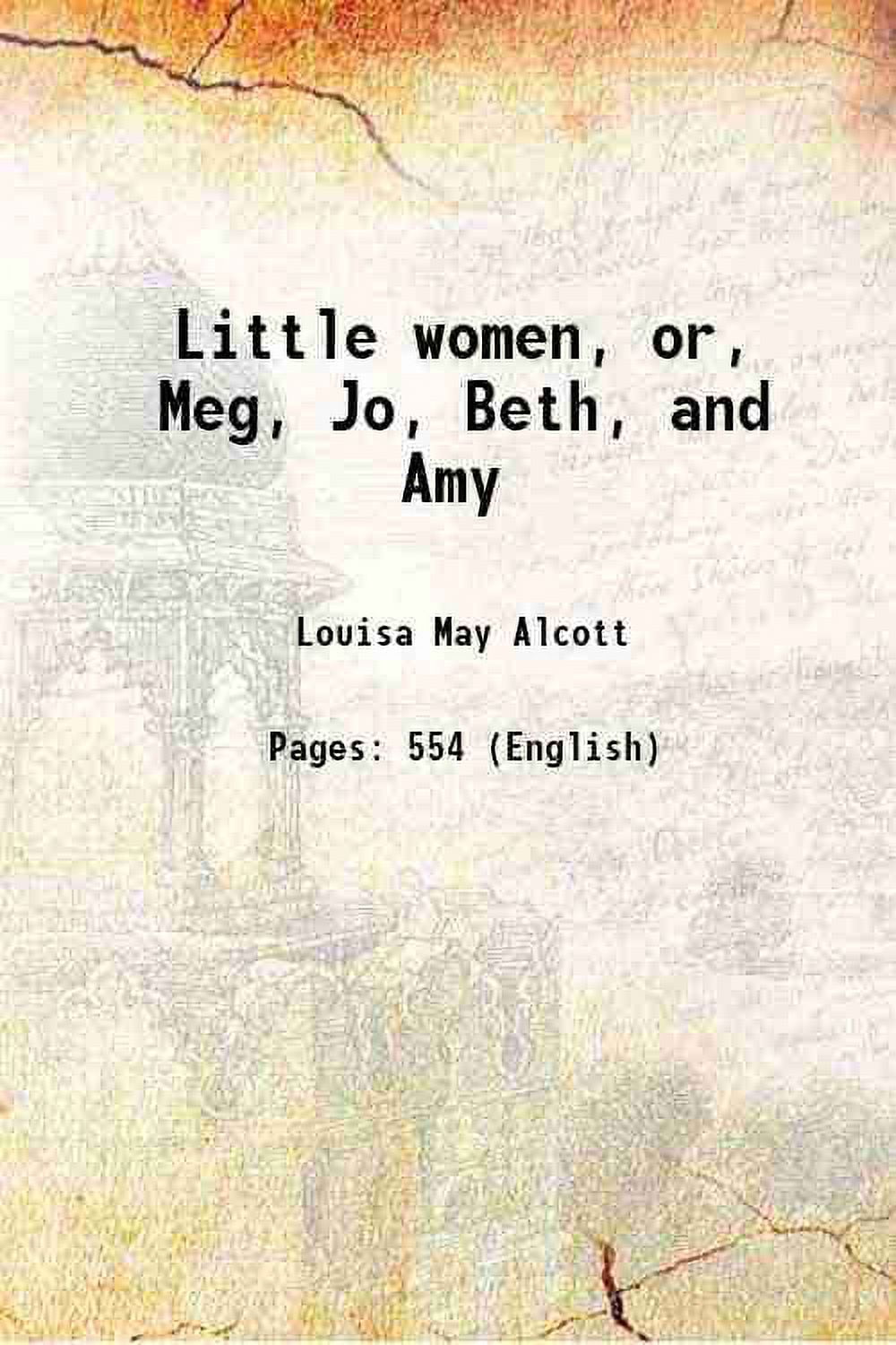 Little women or Meg, Jo, Beth, and Amy 1934 [Hardcover] - Walmart.com
