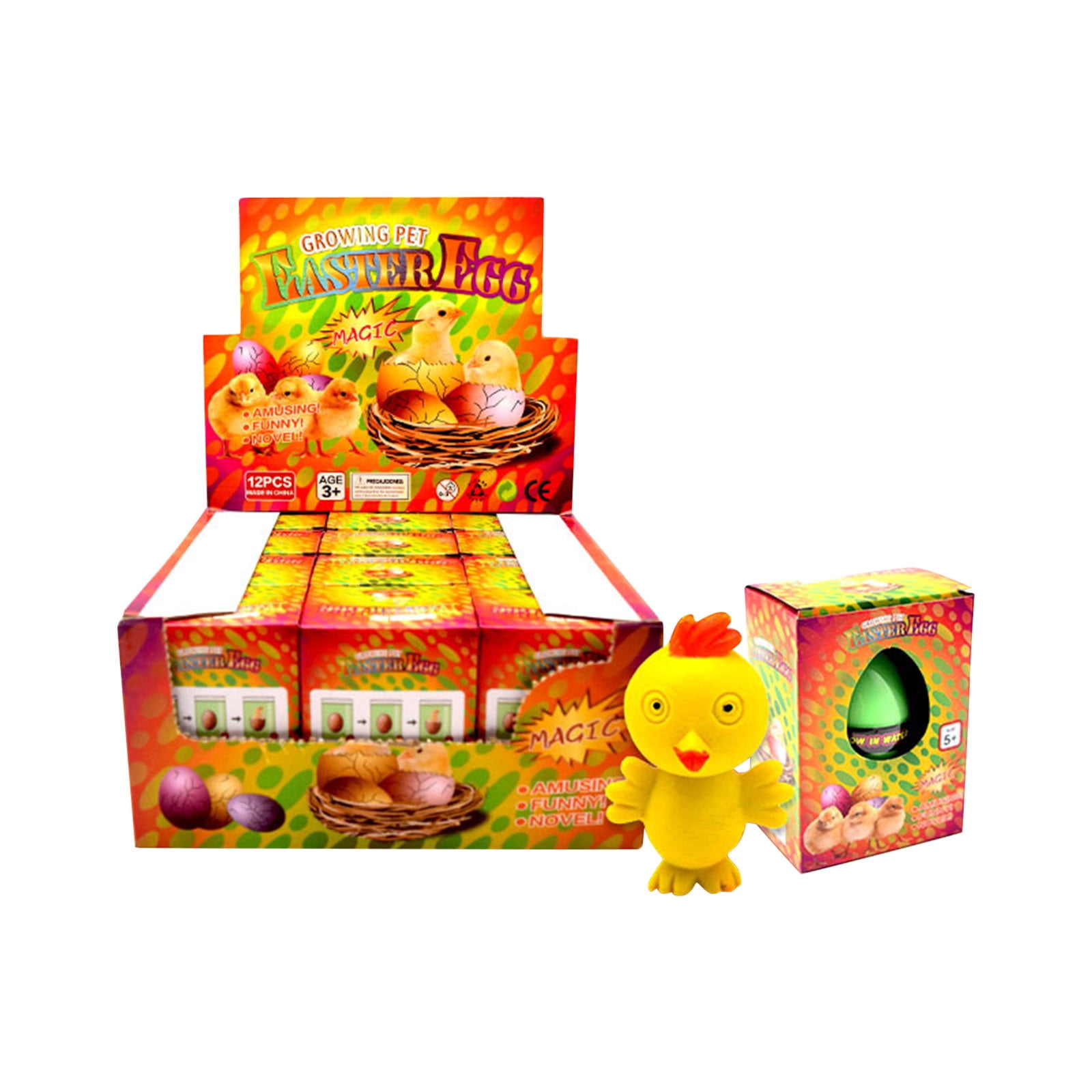 Little yellow Chicken, Bubbled Water Expansion Hatching Toy Eggs ...