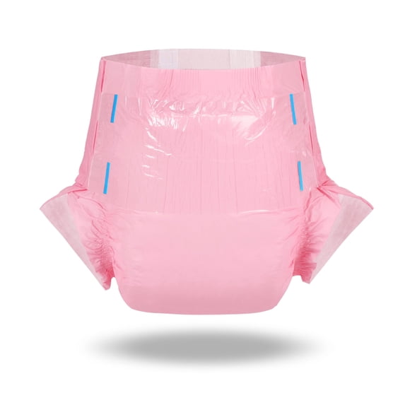 LittleForBig Adult Diaper 2 Pieces - ABDry Ultra Absorbent Diapers Pink ...
