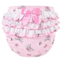 LittleForBig Silky Washable Reusable Waterproof Ruffled Lace Bow Baby ...