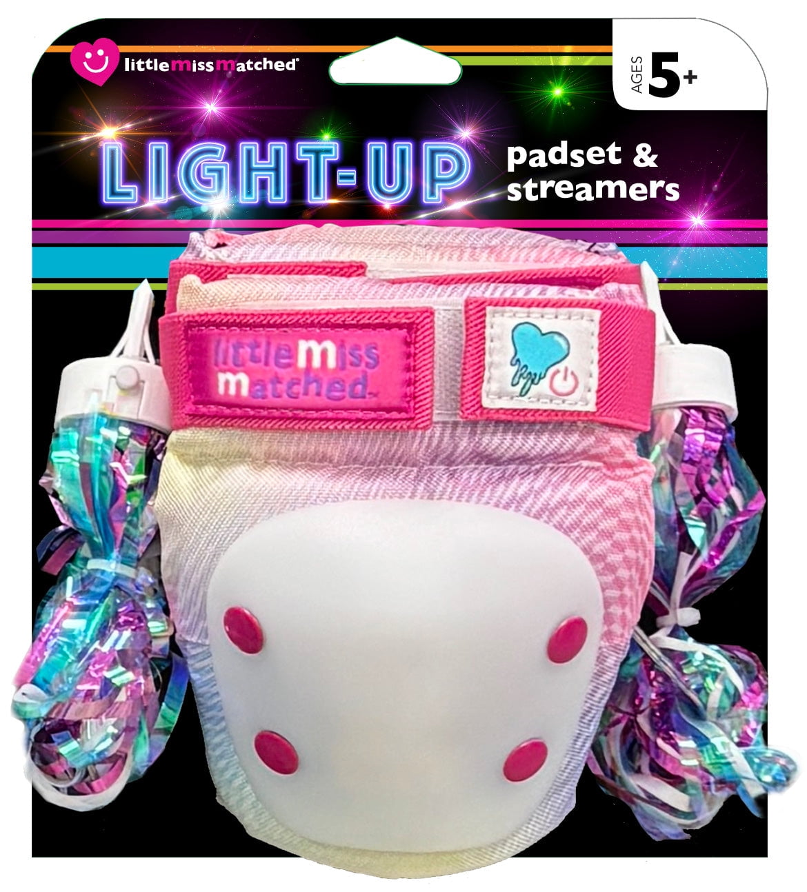 LittleMissMatched Light-up Children’s Elbow/Knee Pads and Streamers ...