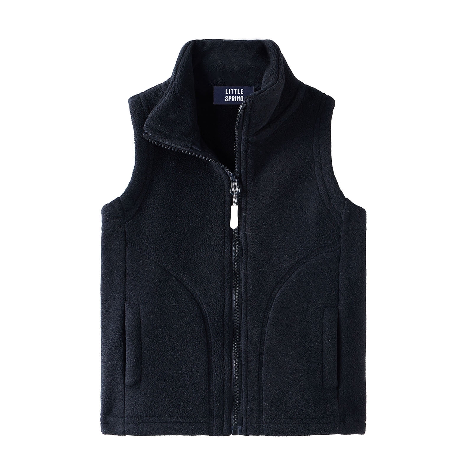 LittleSpring Boys Girls Fleece Vest for Kids Sleeveless Jackets Zip Up ...