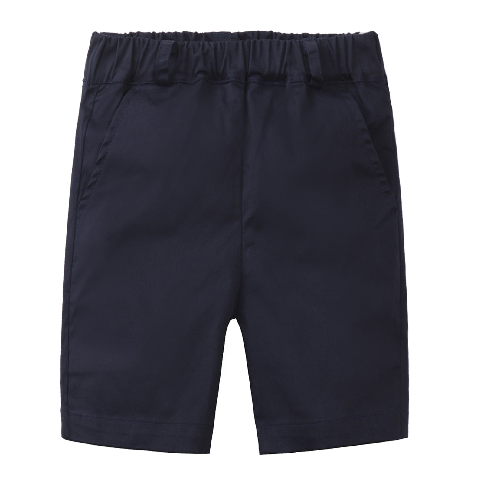 LittleSpring Boys Shorts Size 10-12 School Uniform Pull On Chino Shorts ...