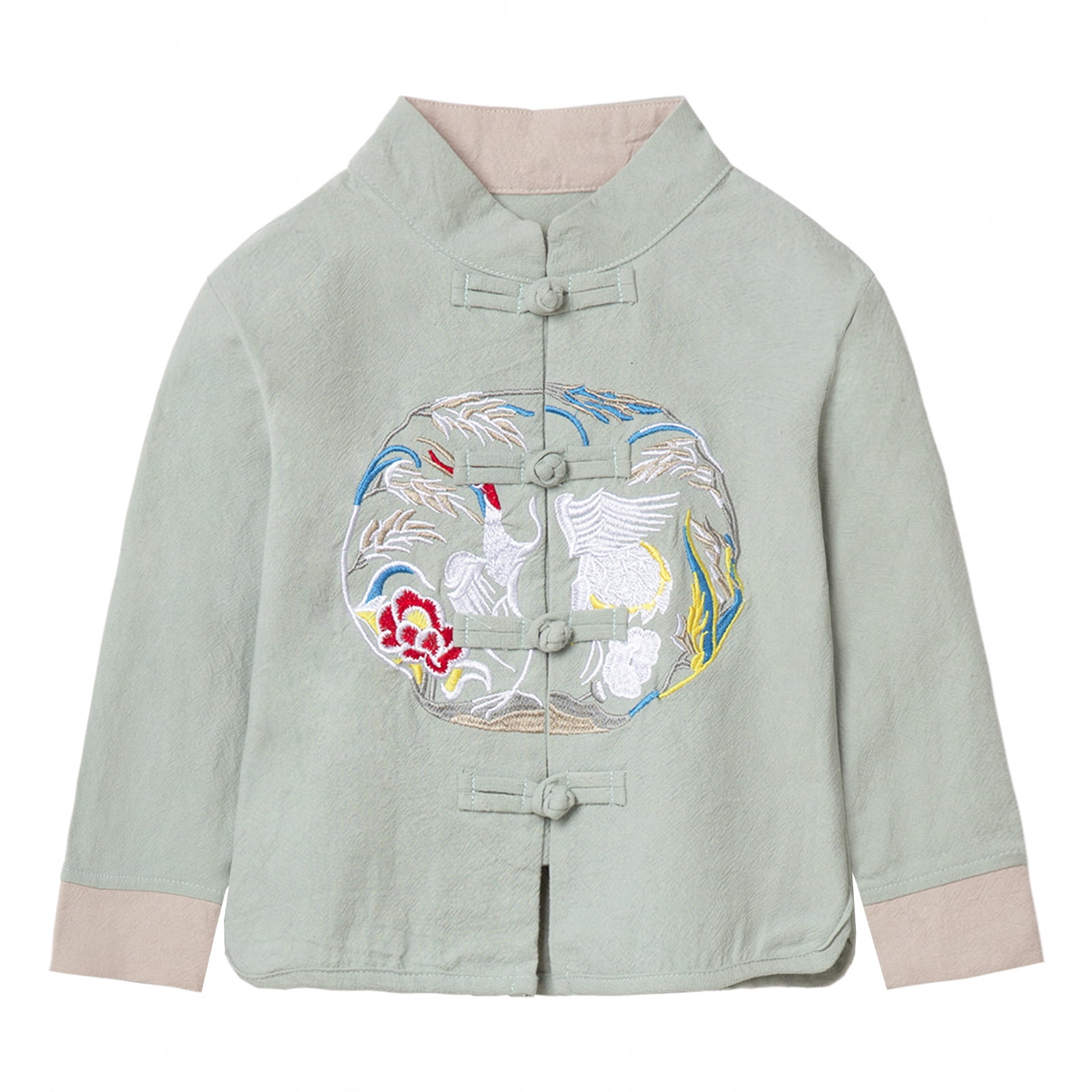 LittleSpring Chinese New Year Toddler Boy Tang Jacket 3T Girls ...