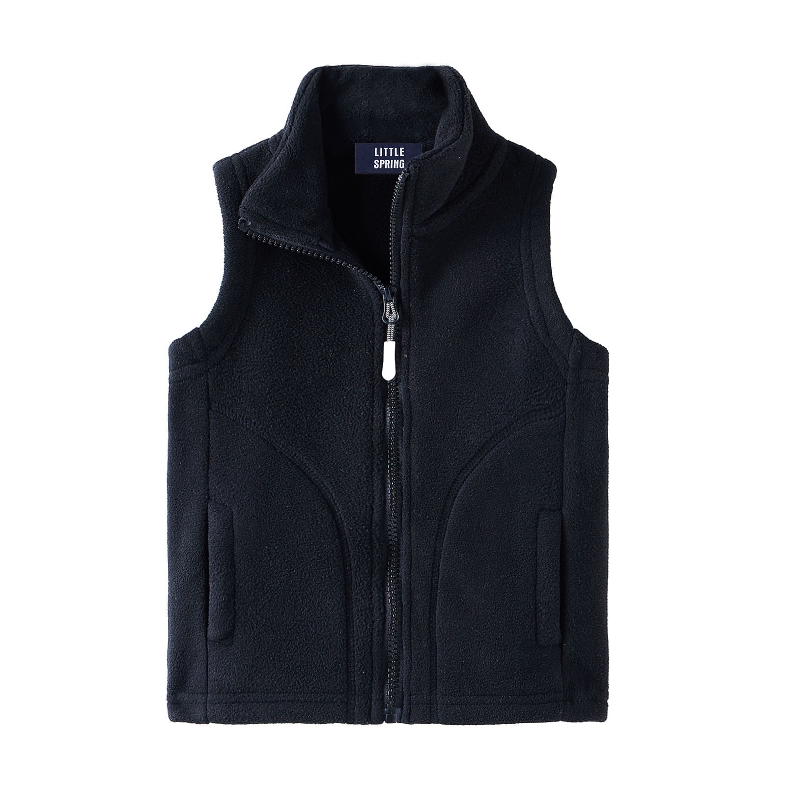 LittleSpring Boys Girls Fleece Vest for Kids Sleeveless Jackets Zip Up ...