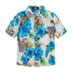 SSLR Youth Hawaiian Aloha Shirt - Tropical Apparel, Button Down Short Sleeve Luau Shirt for Kids ...