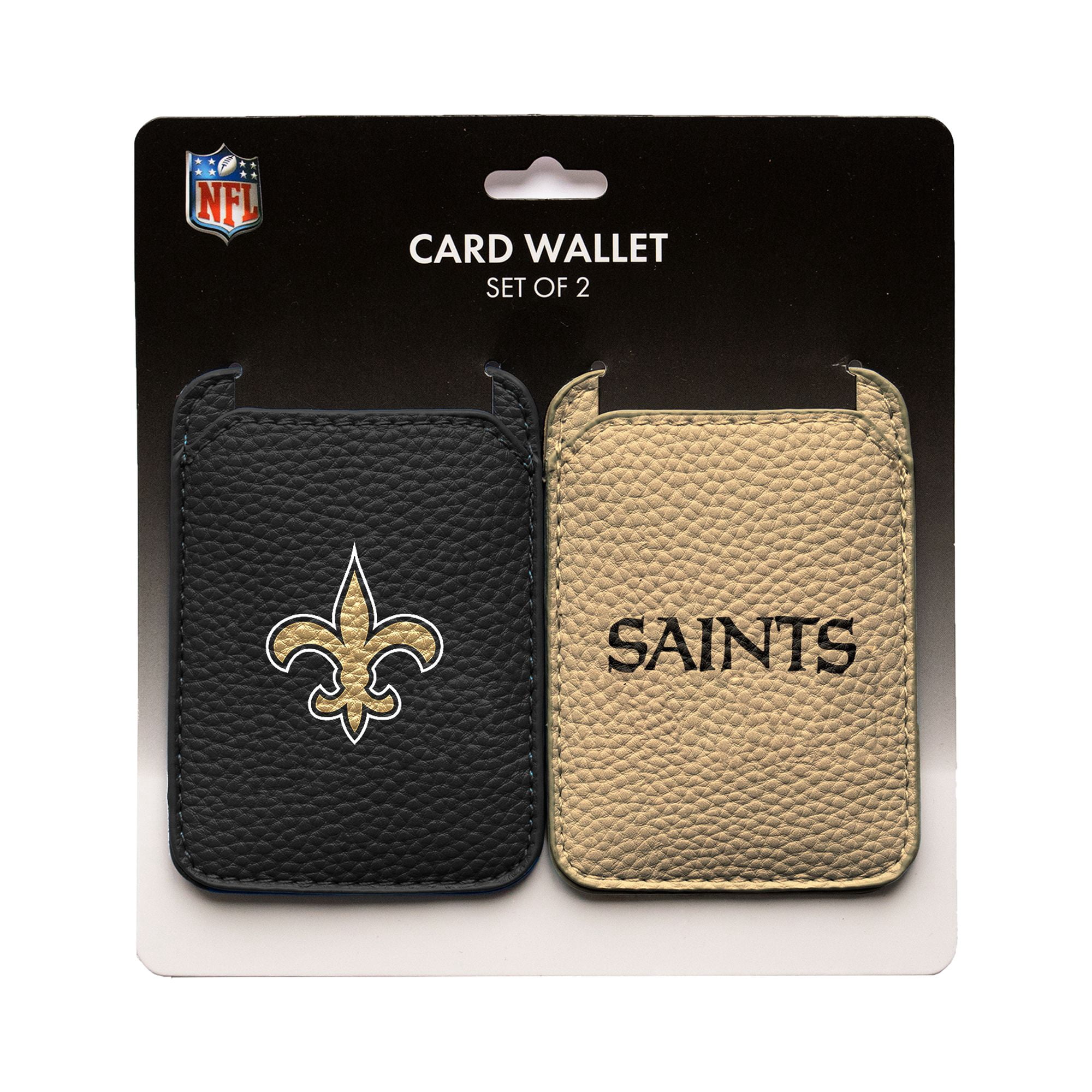 Littlearth NFL New Orleans Saints Card Wallet, 2-pack - Walmart.com