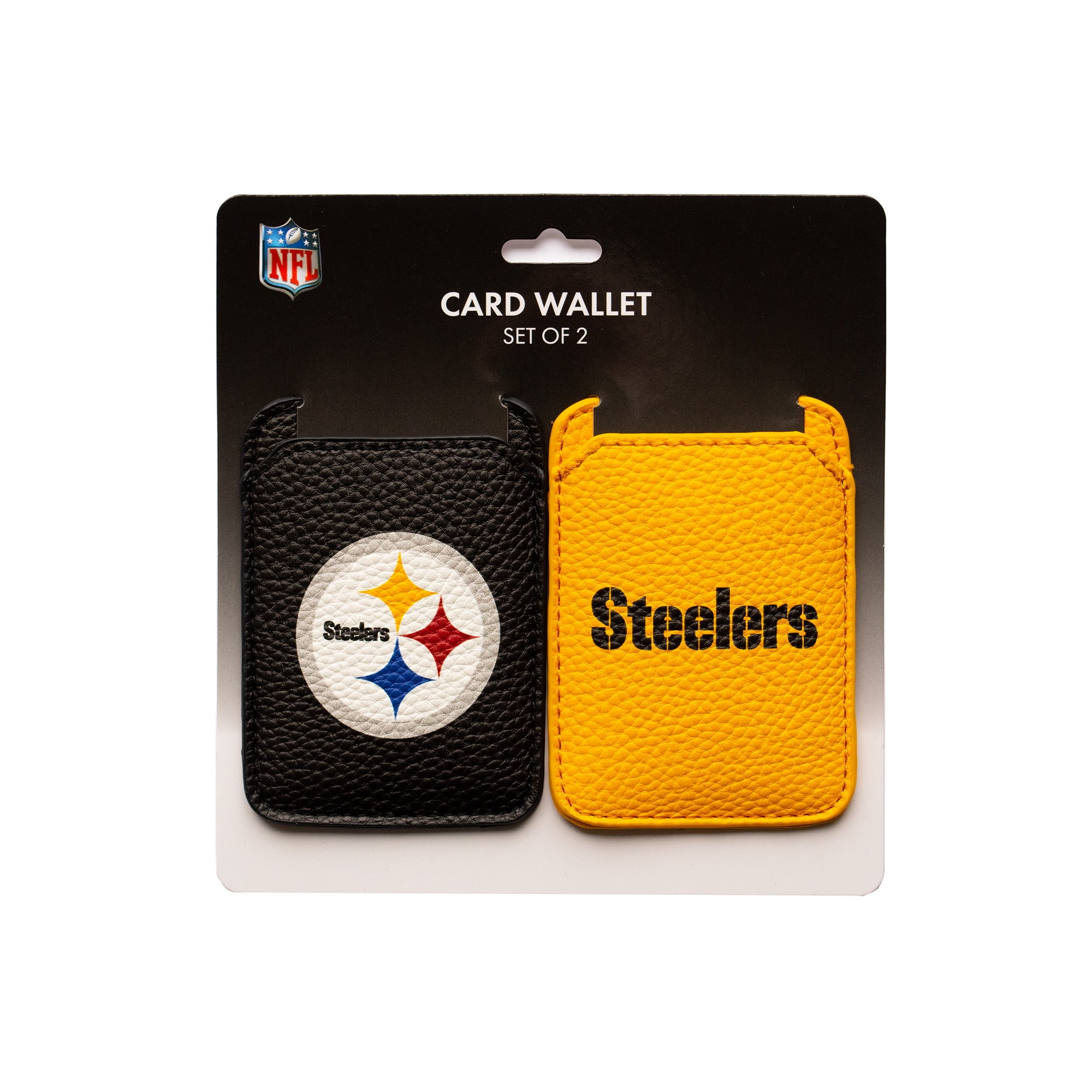 Littlearth NFL Pittsburgh Steelers Card Wallet, 2-pack - Walmart.com
