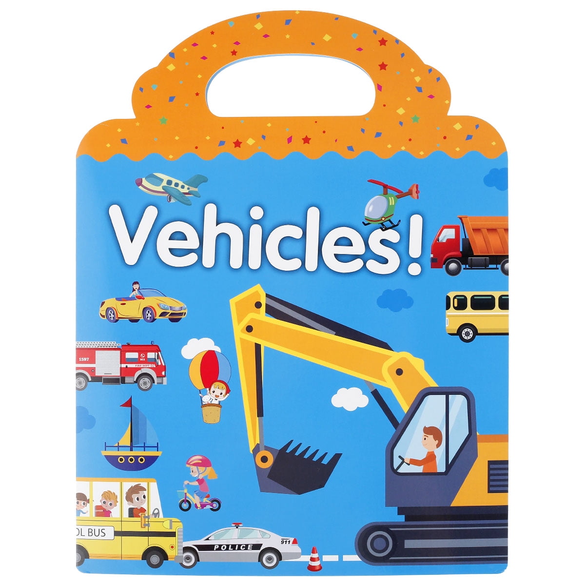 Littleduckling Sticker Book for Kids Reusable Scenes Stickers Book ...