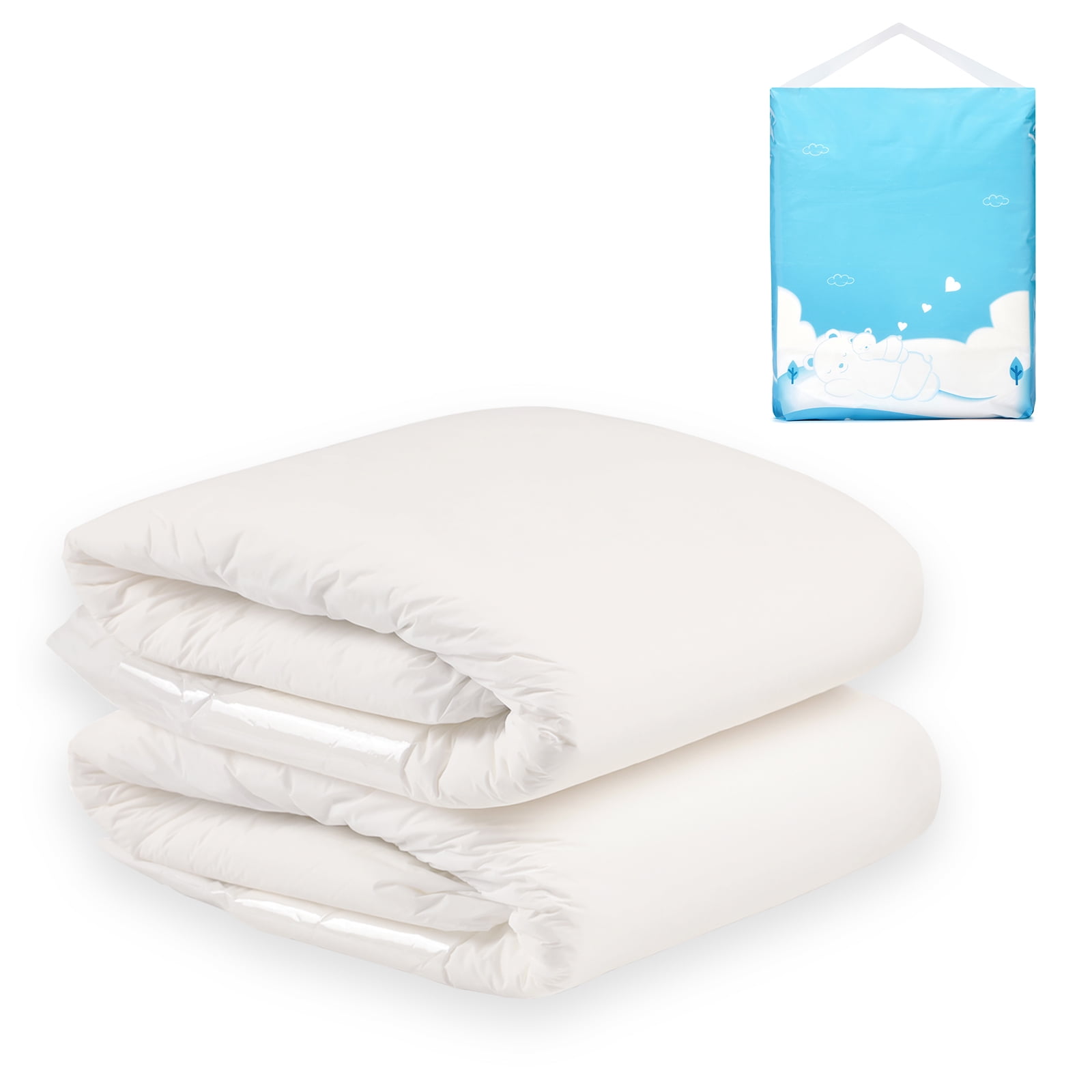 Littleforbig ABDry White Adult Diaper 2 Pieces Sample Pack (Large 36 ...