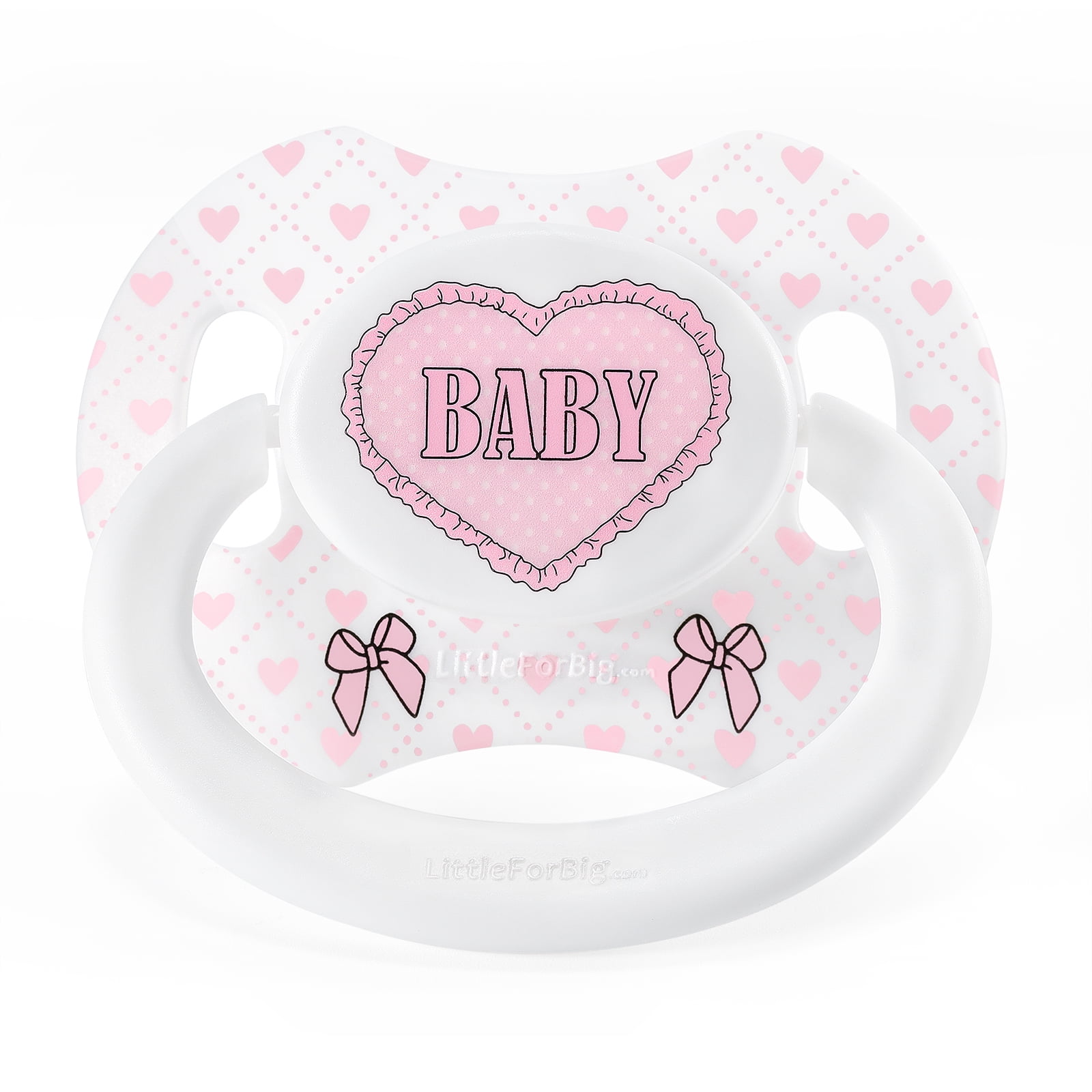 LittleForBig Bigshield Adult Sized Blushing Baby Pattern Pacifier ...