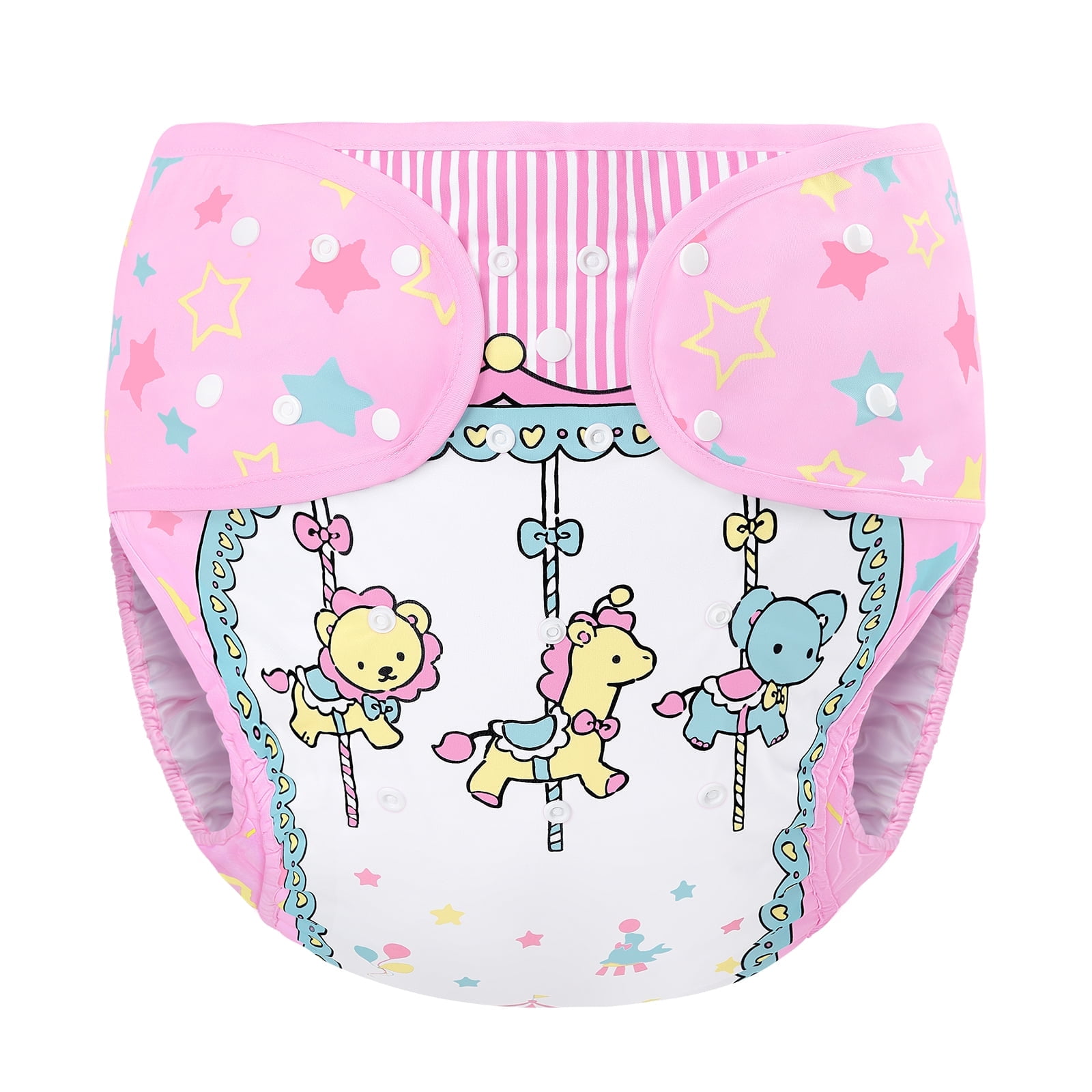 Littleforbig Washable Adjustable Reusable Waterproof Cloth Adult Diaper ...